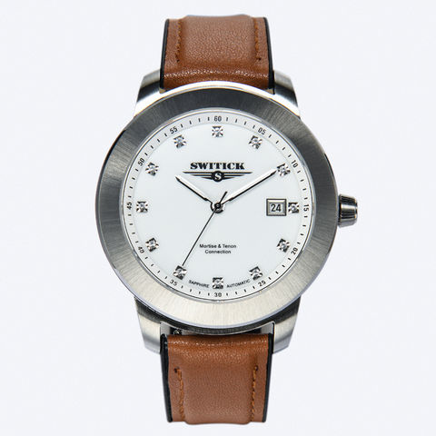 Buy Wholesale China Switick 43mm Gent's Stainless Steel Mechanical ...