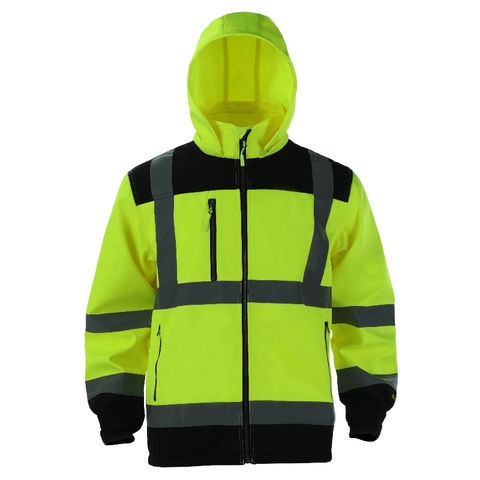 Wholesale Men Autumn Winter Reflective Safety Transportation Soft Shell ...