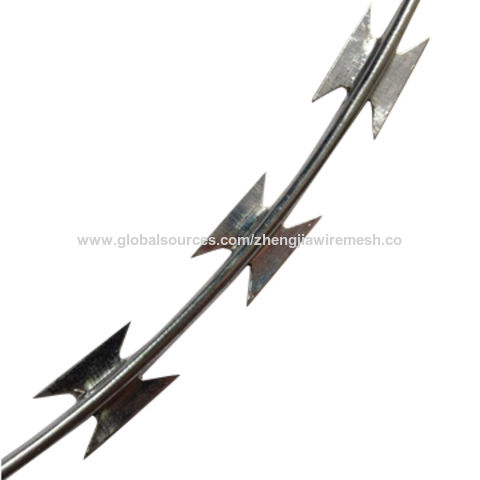 China BTO22 CBT65 Razor barbed wire on Global Sources,Military razor ...