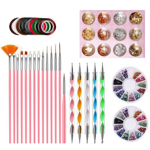 Buy Wholesale China Nail Art Tool With Nail Painting Brushes, Nail ...