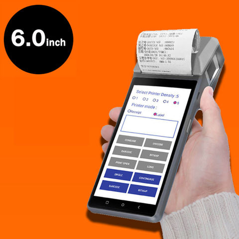 Mini Smart All in one ticket seller Octa-core handheld pos machine with ...