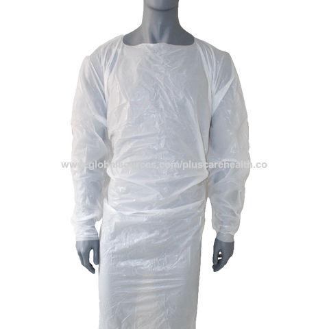 Buy Wholesale China Impervious Gown Back Half Opening Glown Pe ...