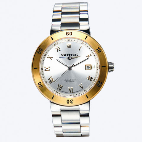 Buy Wholesale China Switick 43mm Gent's Stainless Steel Mechanical ...