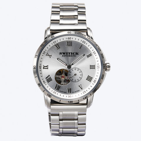 Buy Wholesale China Switick 43mm Gent's Stainless Steel Automatic Watch ...