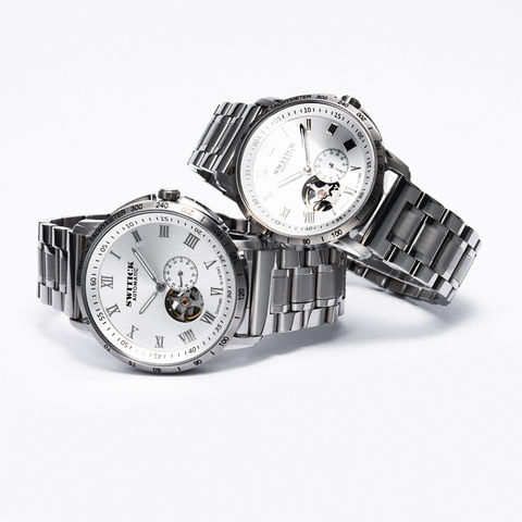 Buy Wholesale China Switick 43&39mm Stainless Steel Automatic Pair ...