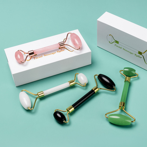 Buy Wholesale China Skin Care Pink Jade Roller 100% Rose Quartz Roller ...