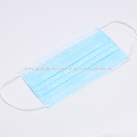 Buy Wholesale China Factory 3 Ply Disposable Face Mask With Non-woven ...