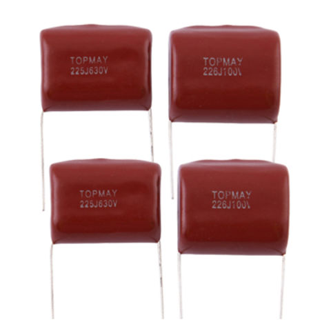 China Metallized Polyester Film Capacitor, Suitable for Low-pulse ...