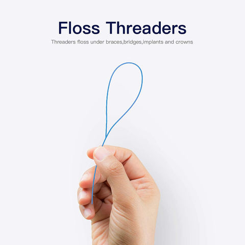 Fda Approval Orthodontic Nylon BLUE Floss Threader, High Quality Floss ...