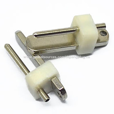 China Dajiang 2 poles male power plug, square DC power plug white color ...