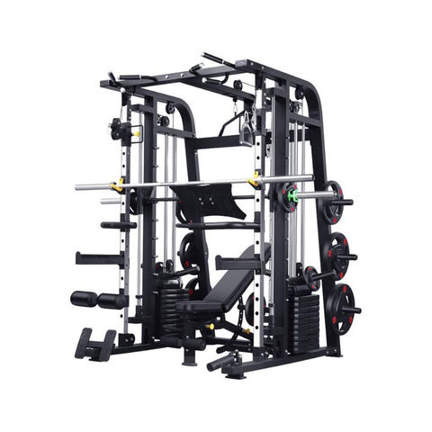 Gym commercial fitness equipment 3D Smith machine comprehensive trainer ...