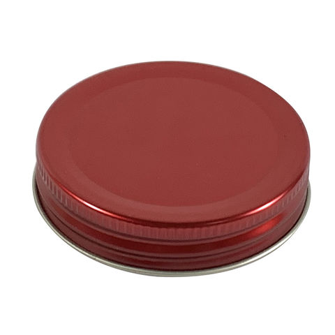 Buy Wholesale China 70mm Printed Red Tin Plate Screw Top Lid & Metal ...
