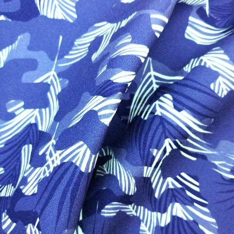 Buy Wholesale Taiwan Polymicro/spandex 2/2 Twill Fabric With Print And ...