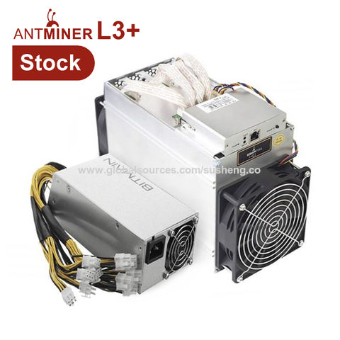 Antminer L3+ 504MH/S Scrypt ASIC Litecoin Miner USED RENEWED 5-7 ...