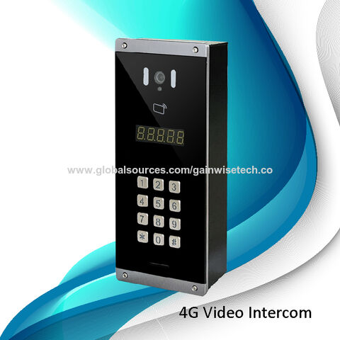 LTE/4G video door intercom ( IP video intercom), Door intercom systems ...