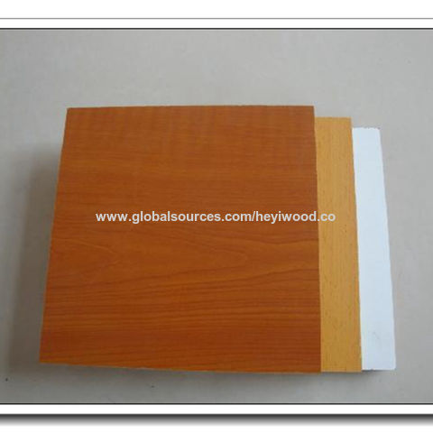 China Plain or melamine paper faced laminated MDF board E2 glue on ...
