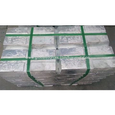China Remelted Zinc 99.99% / Zinc Ingot 99.99% Purity Factory Supply ...