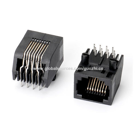 Buy Wholesale China Rj45 Connector Side Entry Pcb Jack Electronic ...