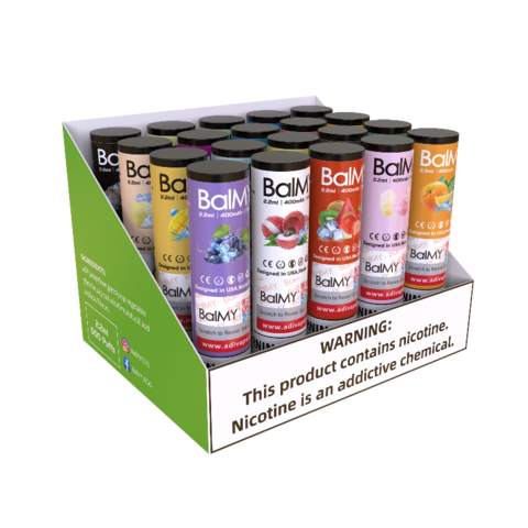 China 2022 Balmy Vapor Max 600 puffs Balmy Vapes E Cigarettes on Global ...