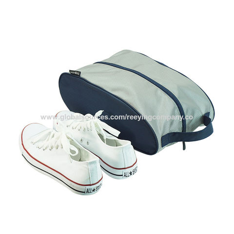 Oxford material shoe bag with waterproof zipper close type travel carry ...