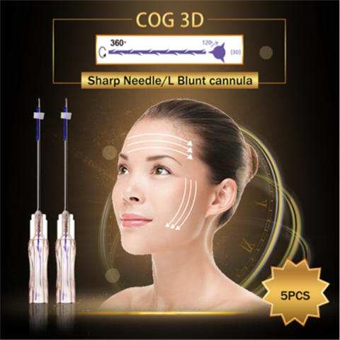 Face lifting double cog pdo thread lift korea 19g 100mm tightening ...