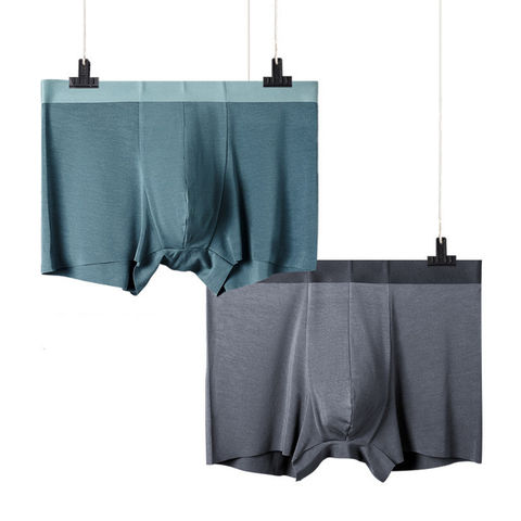 China Rib Knit Mid Rise Men's Underwear Briefs Boxers Panties Business ...