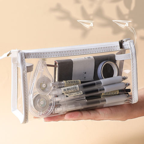 Buy Wholesale China Clear Pencil Case Transparent Pvc Big Capacity ...