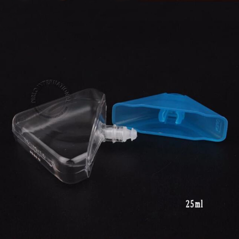 Buy Wholesale China 25ml Triangle Shape Mini Plastic Perfume Bottle Eye ...