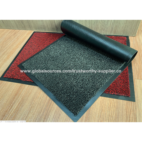 China Anti-Slip pp fiber cut pile Doormat with pvc backing on Global ...