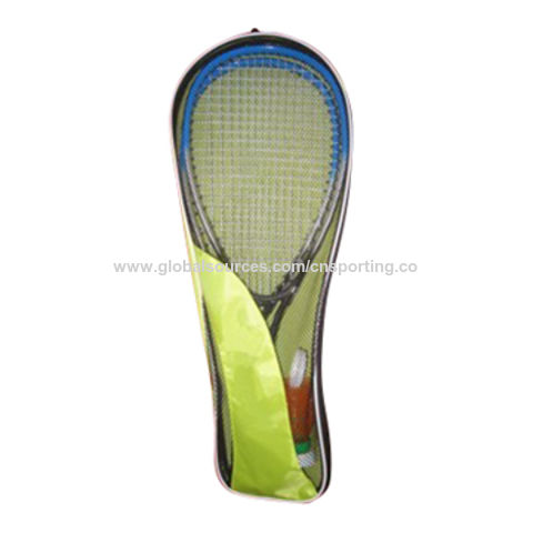 China Speed badminton racket set with 3 pieces nylon shuttlecocks on ...