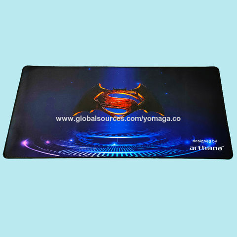 China Nature rubber mouse pad, rubber coated with fabric, thickness ...