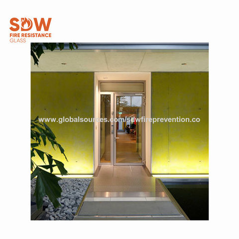 Ei60 Fire Rated Glass Tempered Laminated Building Safety Glass Fire ...