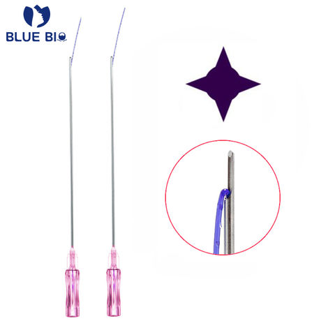 China COG 4D pdo thread hilos tensores barbed L Cannula 19g*100mm wire ...