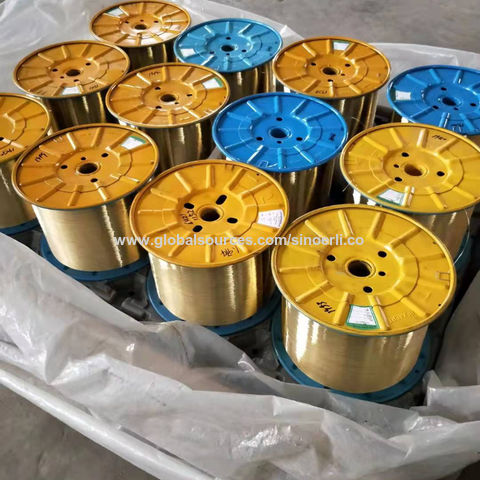 0.22mm brass coated steel wire for brush , BS60, 100000m per spool ...