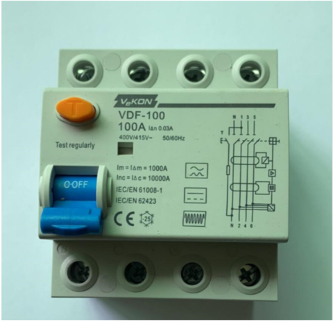 Bulk Buy China Wholesale Vdf-100 Type B Rccb 100a 30ma 100ma 300ma Ce ...