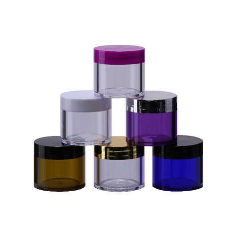 Buy Wholesale China 30g Nail Powder Plastic Jars 1oz Transparent Empty ...