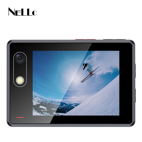 4K Action Camera with Dual Lens Dual Flash Light Dual Microphone Wifi ...