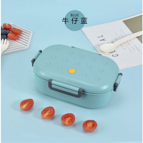 China Simple plastic lunch box creative student lunch box portable ...