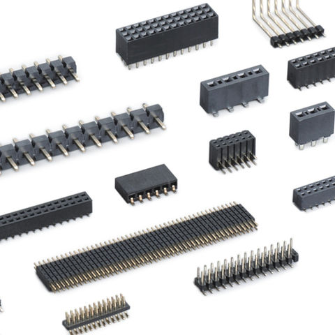 Buy Wholesale China Pin Header Female Connector Double Row In-line ...