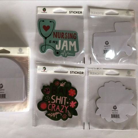 Buy Wholesale China Polypropylene Stickers, Die-cut Shape, Backer Paper ...