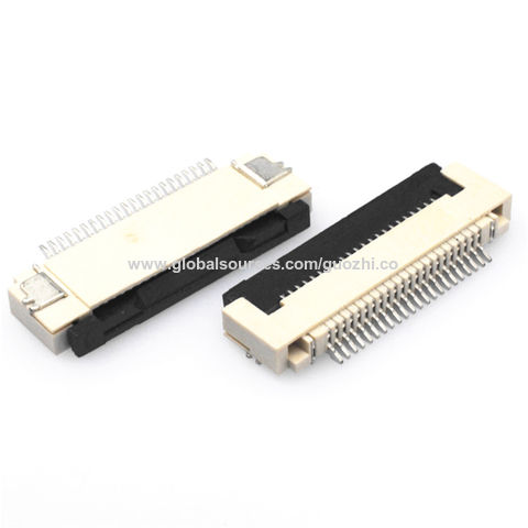 FPC connector 0.5mm Pitch SMT ZIF Flip-lock Type 1.2mm Height, ffc connector Fpc Smt Connector ...