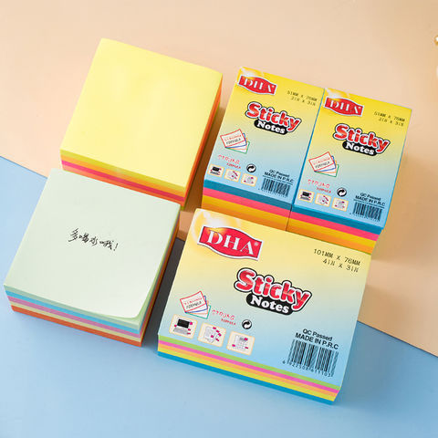 3in*3in High Quality Cute Multi Neon Colors 500 Sheets Neon Paper ...