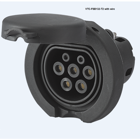EV charger socket-outlet 1 phase 32A, EV charger electric vehicle ...