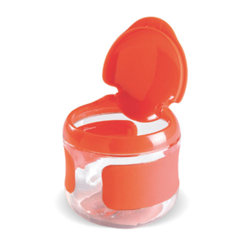 China Petite-sized Cylinder Food Container with Non-slip Grips ...