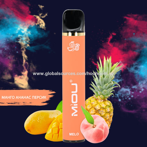 MiOU Melo Juice Disposable Vape Kit UK 1500puffs Pre-filled 6ml Nico ...