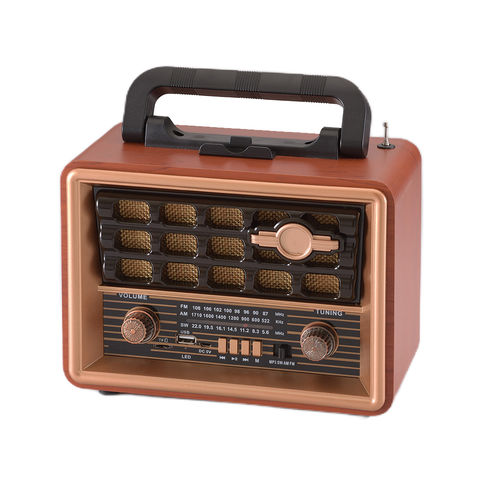 Buy Wholesale China Retro Radio Portable Multi-band Wooden Vintage ...