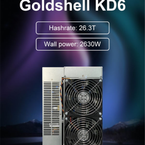 Goldshell Kd6 Ck6 Lt6 19.3t 26.3t 3.35g New ASIC Miner Kadena Most ...