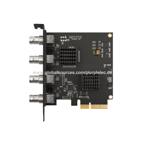 China 4 channel SDI video Recorder 4K PCIe Capture Card Low-Latency for ...