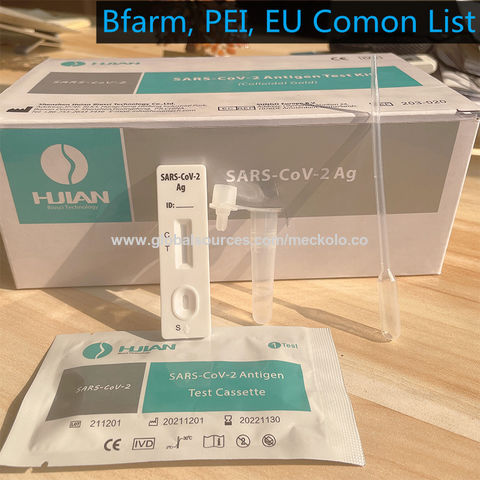 No FDA/EUA one step Rapid COVIId-19 Antigen Colloidal gold CE1434 on ...