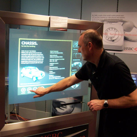 Buy Wholesale China Cjtouch Touch Through Glass 65" Interactive Window ...